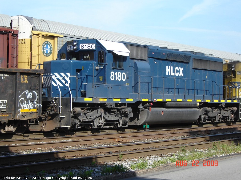 HLCX 8180 EMD SD40-2 August 22, 2008